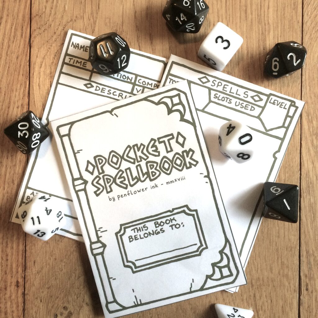 5E Pocket Spellbook - penflower-ink.com