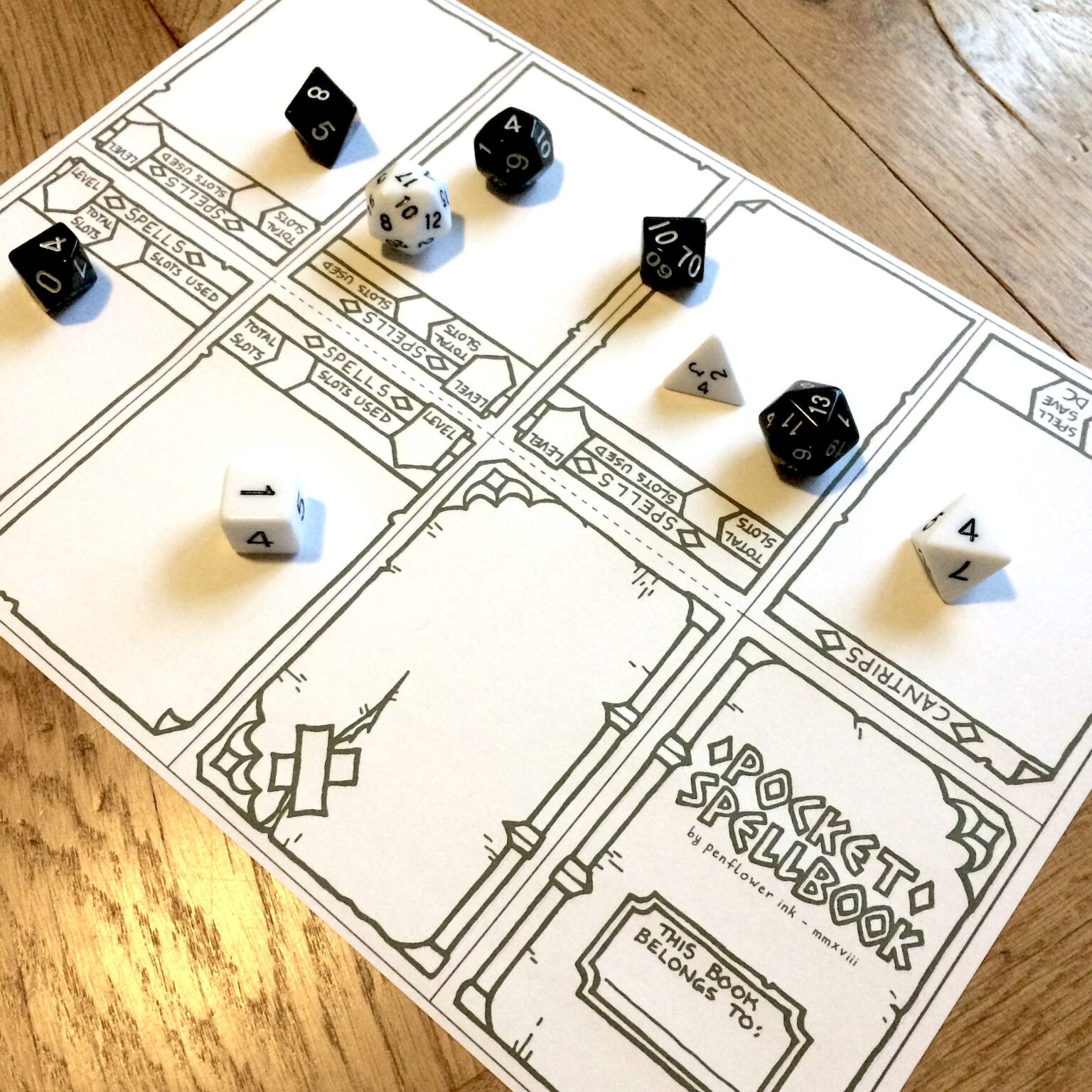 5E Pocket Spellbook - penflower-ink.com